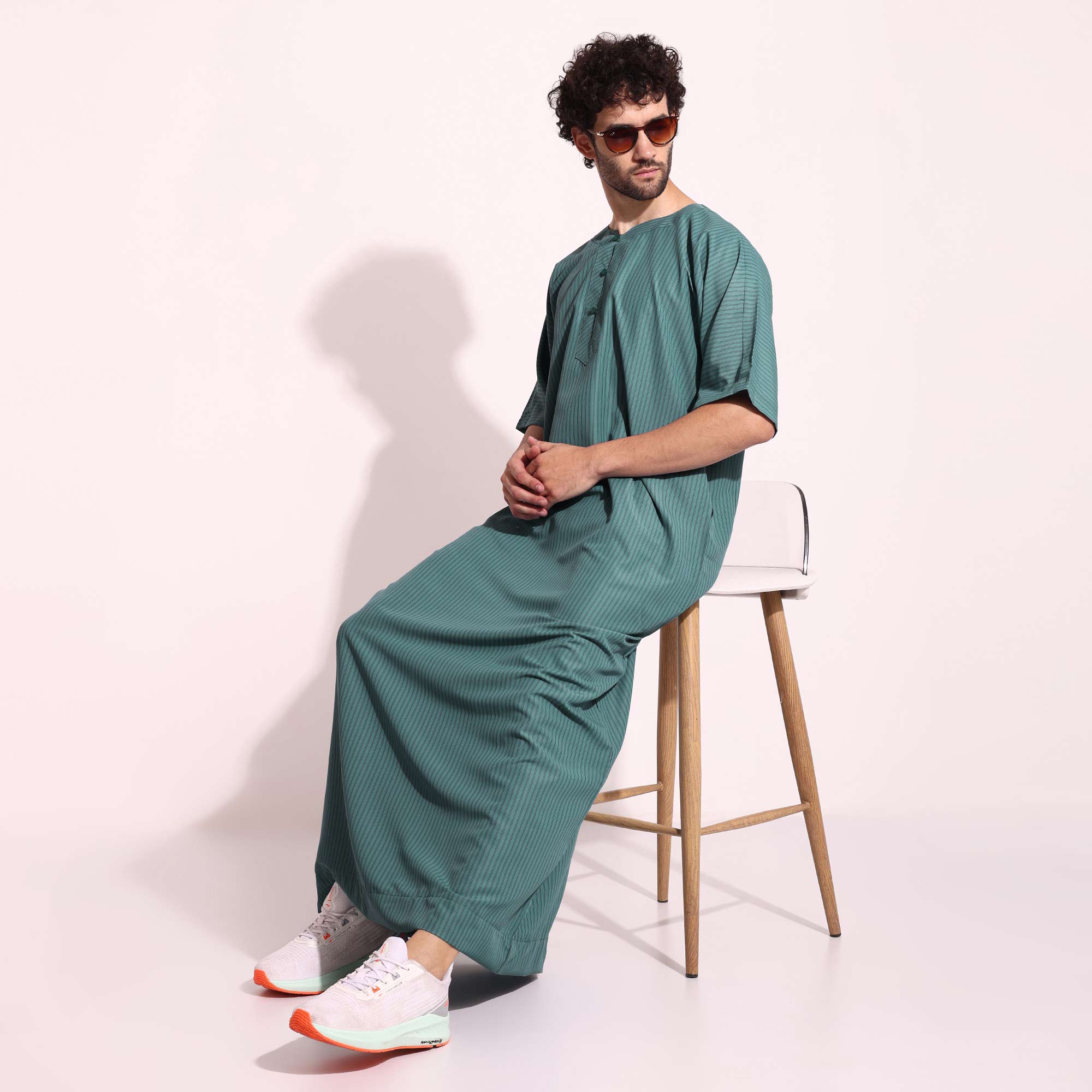 Islamic Dress for Men: Elevate Your Style with a Half Sleeve Thobe ...