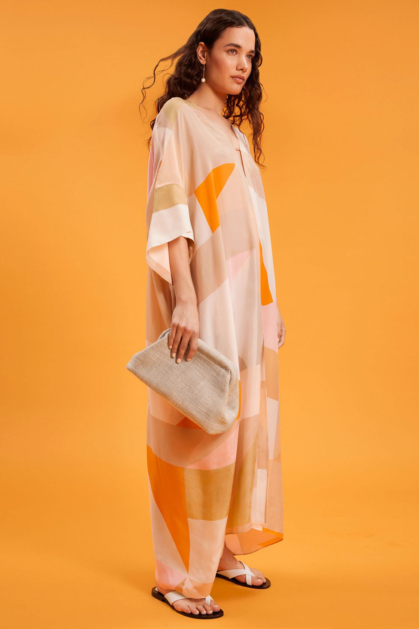 Designer Dress: Style and Comfort in Soft Pastel Hues (Kelis) - Kaftan.ae
